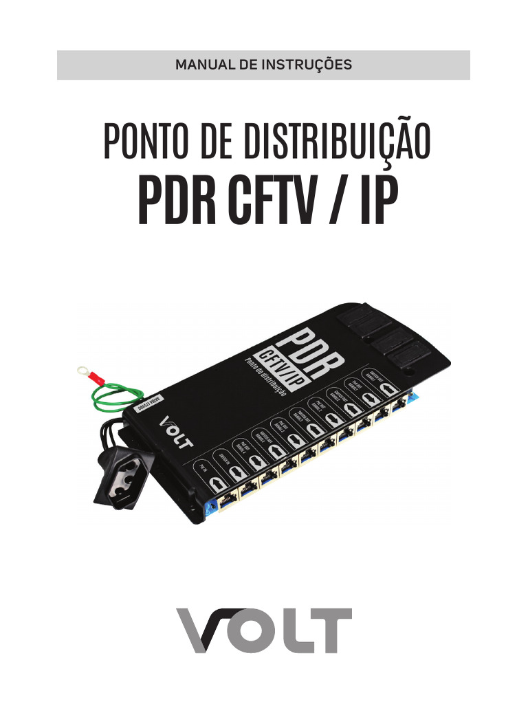 MANUAL-DO-USUARIO-PDR-CFTV | PDF | Fonte de energia | Hardware de computador