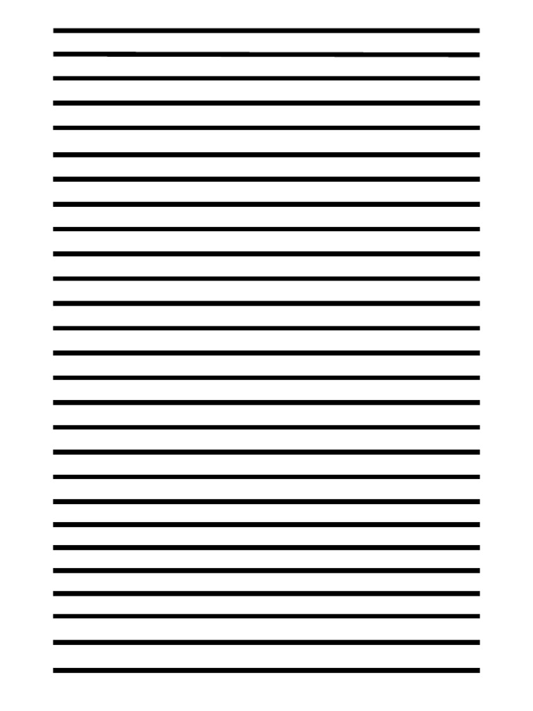 Hoja Con Líneas | PDF