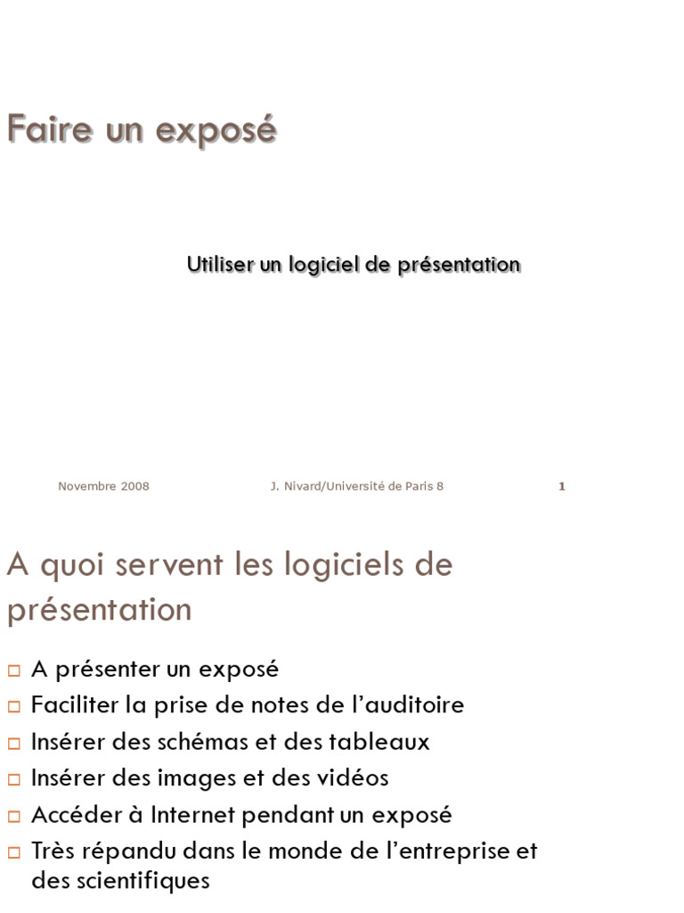 Comment Faire Un Exp | PDF