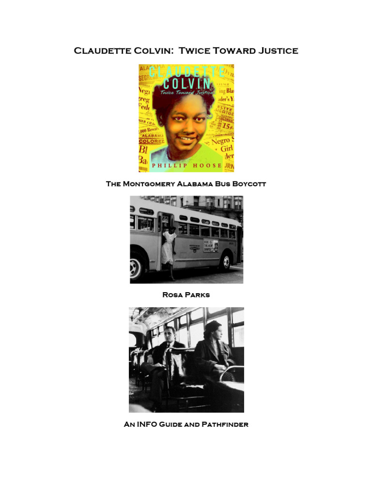 Claudette Colvin and Bus Boycott History | PDF | Rosa Parks