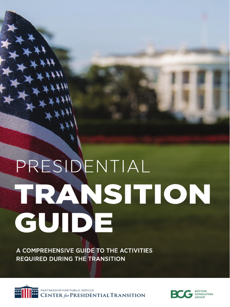 Presidential Transition Guide 2020 | PDF | Career & Growth