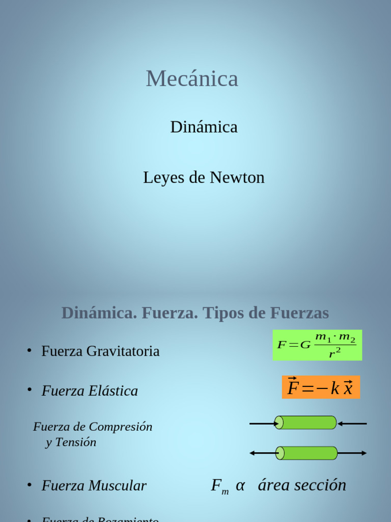 Clases Fuerzas y Leyes de Newton | Descargar gratis PDF | Fuerza | Fricción