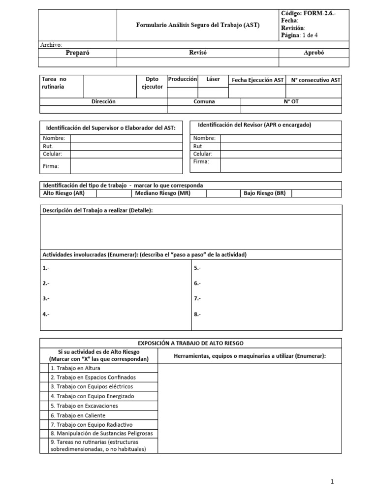 Formato Ast | PDF | Soldadura | Construcción
