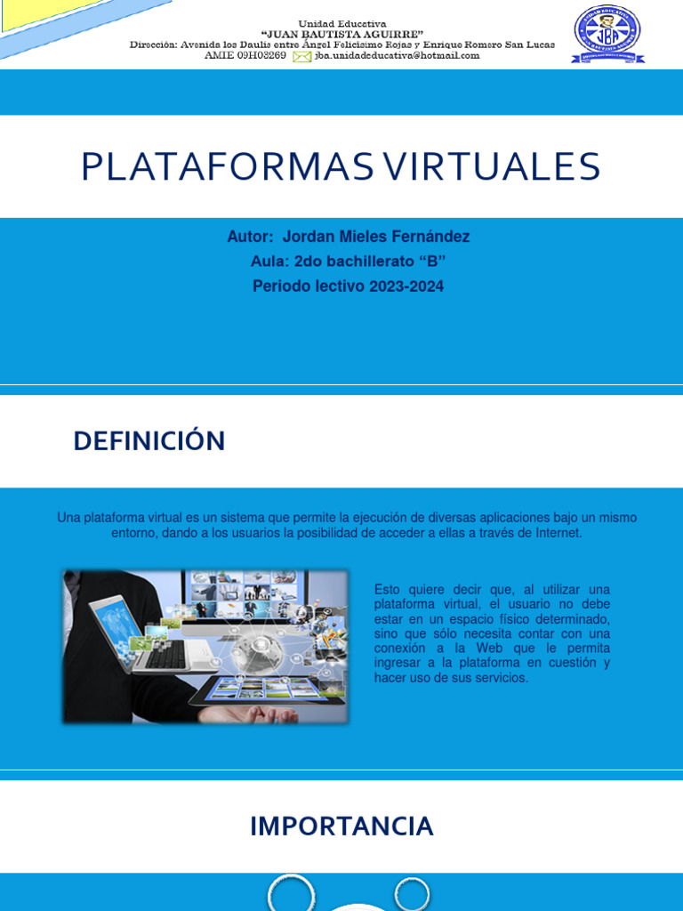 Plataforma Virtuales | Descargar gratis PDF | Internet | ciberespacio