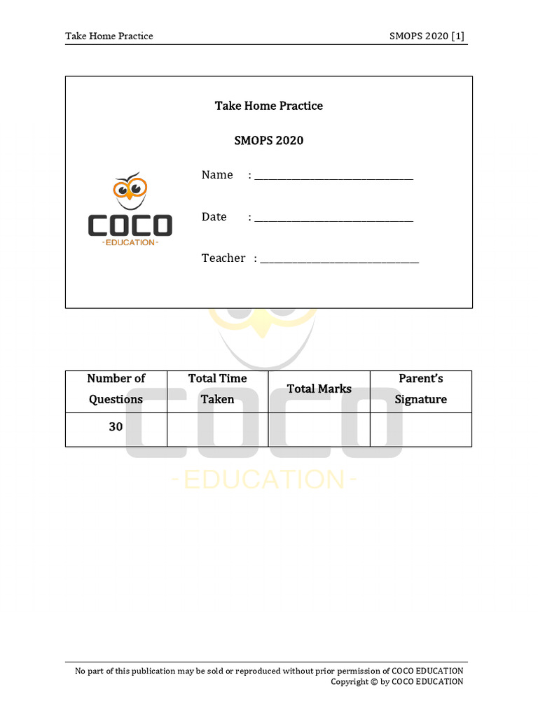 SMOPS 2020 Solution | PDF | Triangle | Angle