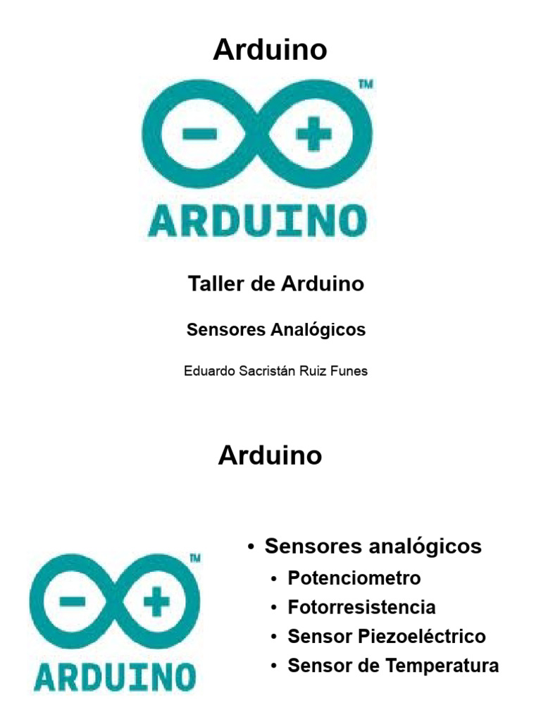 Sesion SA | PDF | Arduino | Señal analoga
