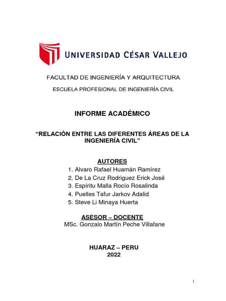 Informe Academico 2 Intro | PDF | Ingeniería estructural | Ingeniería