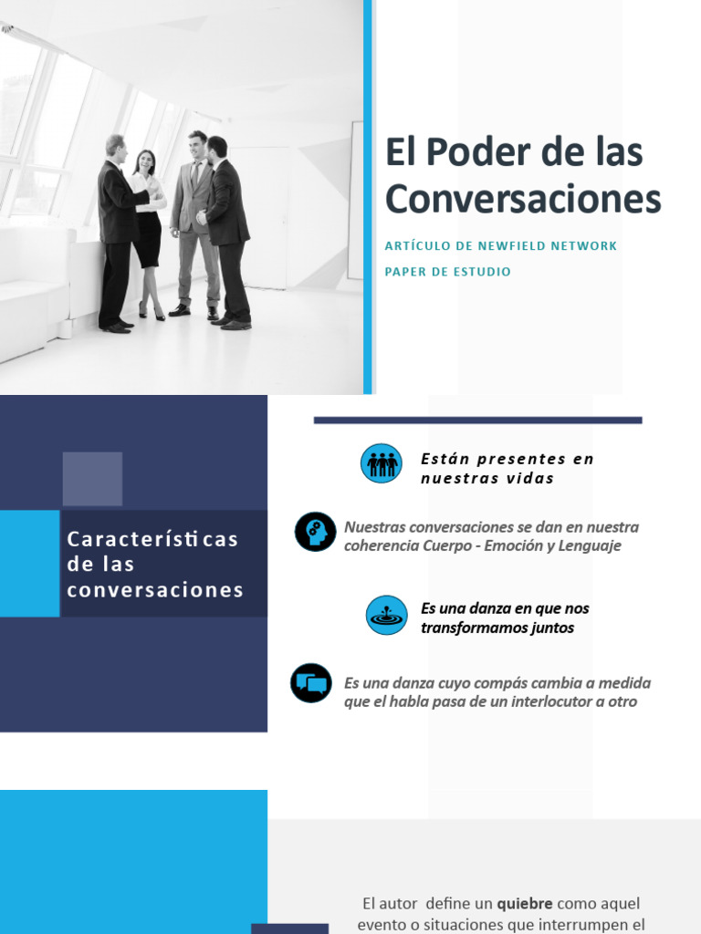 El Poder de Las Conversaciones | PDF | Bailes | Sicología