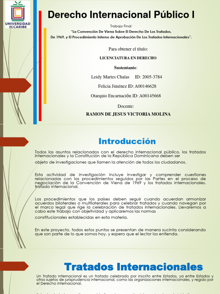 Trabajo Final DIP | PDF | Tratado | Convenio europeo de derechos humanos