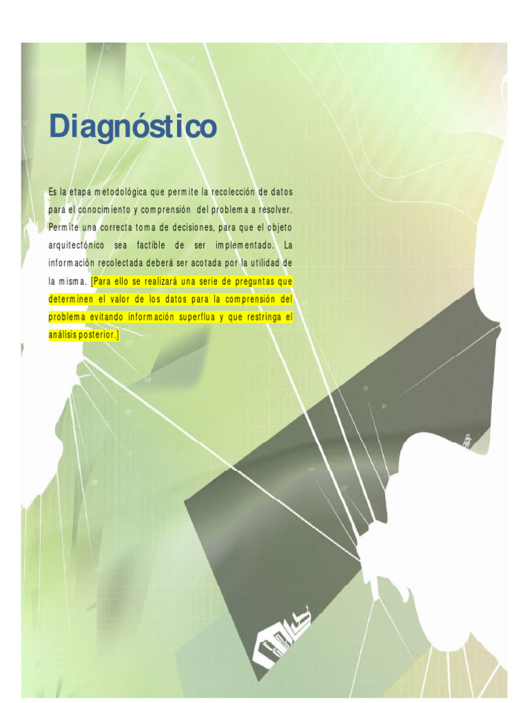 DIAGNÓSTICO Metodologia - Del - Diseno - Arquitectonico Bas Yan Beltran | Descargar gratis PDF ...