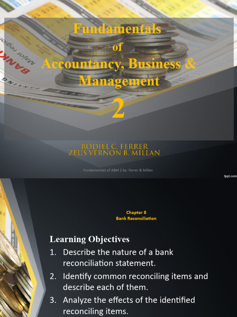 Bank Reconciliation Essentials In Abm 2 Pdf