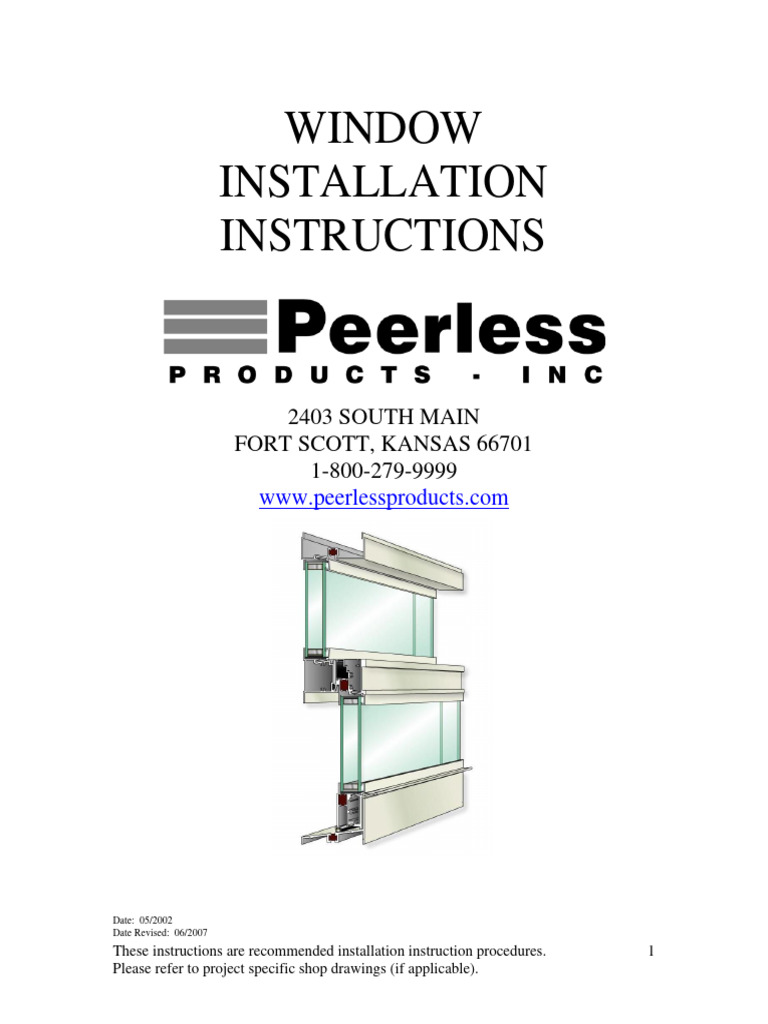 InstallationInstructions 2018 | PDF | Window | Screw