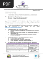 NAP Form 1 Inventory Appraisal | PDF