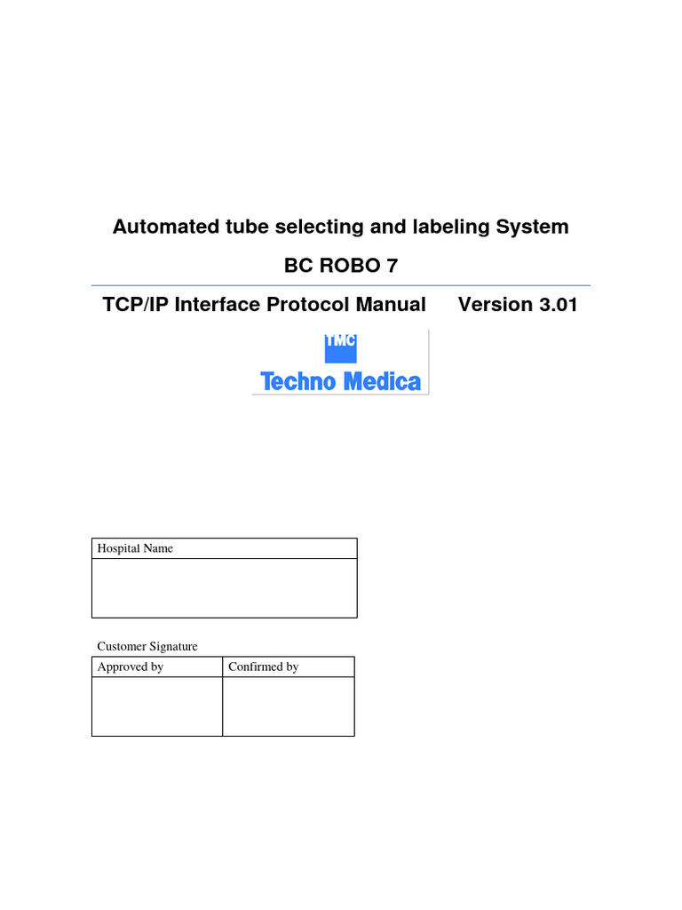Interface Manual BC ROBO-7 - Ver. 3.01 - 190801 - 1 | PDF | Computing ...