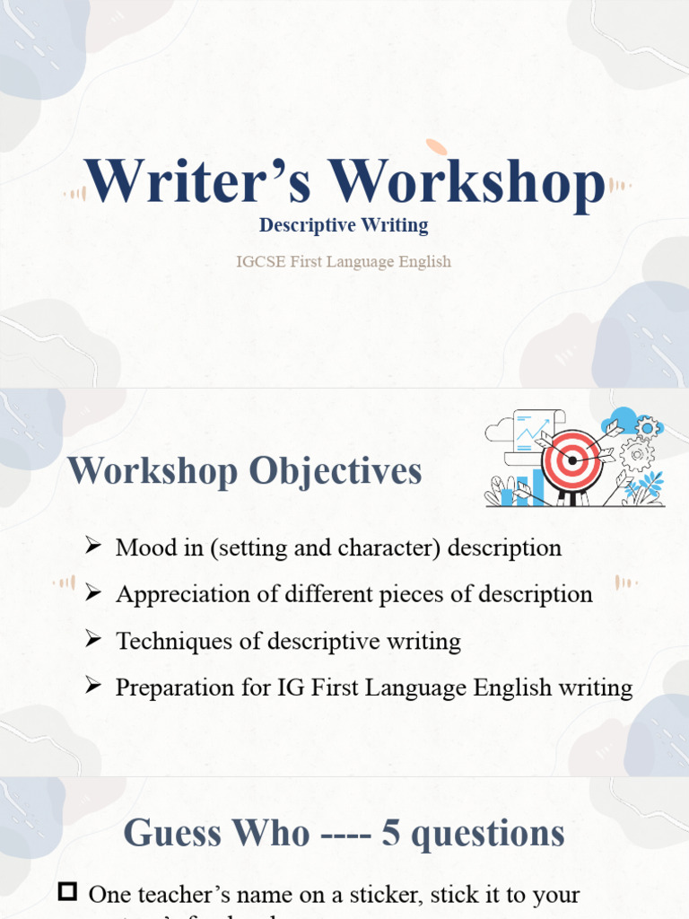 Section 1 Descriptive Writing | PDF | Emotions | Senses