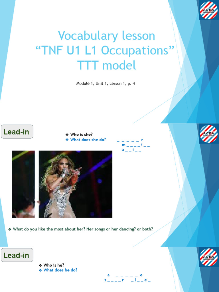 Occupations Vocabulary Lesson | PDF | Human Communication