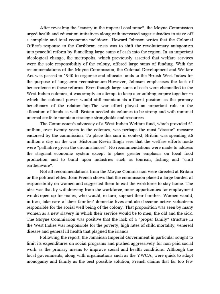 The Moyne Commission | PDF