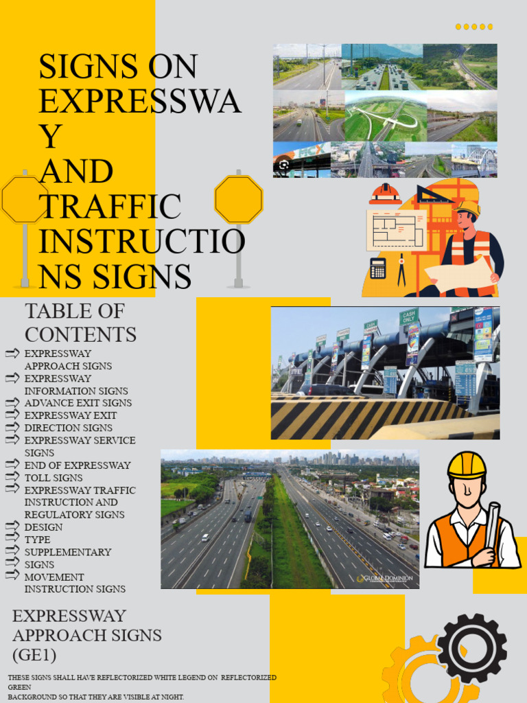 GROUP-4-Signs-on-Expressway | PDF | Toll Road | Traffic