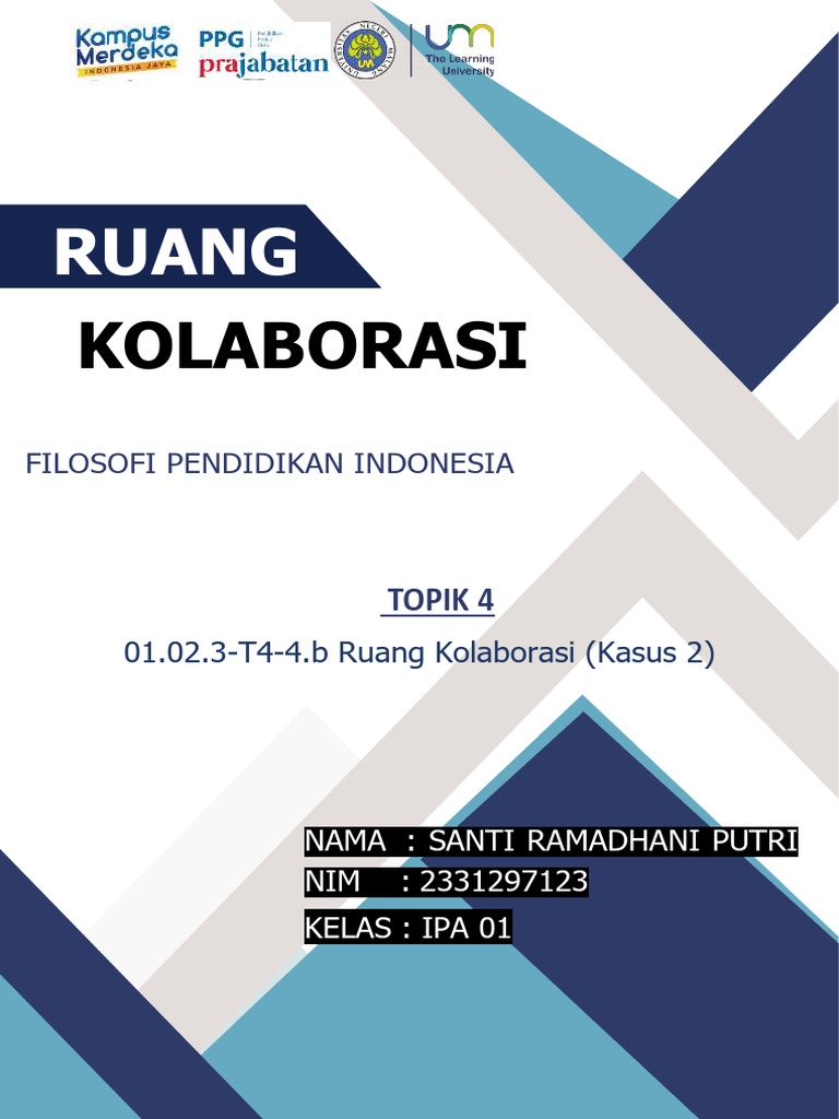 Topik 4 Ruang Kolaborasi 2 PPDP - Santi Ramadhani Putri | PDF