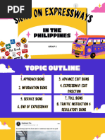 Expressway Signage and Instructions | PDF | Toll Road | Traffic