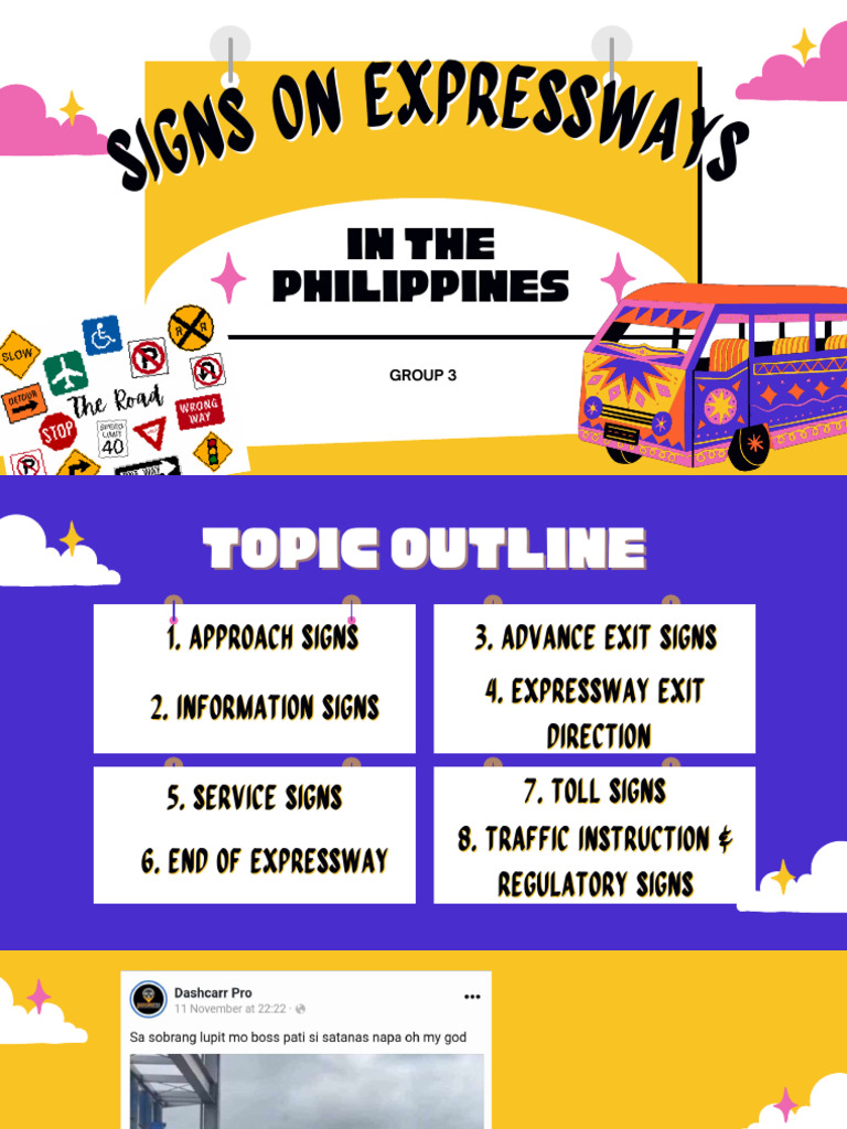 Signs On Expressway 1 | PDF | Controlled Access Highway | Intersection ...