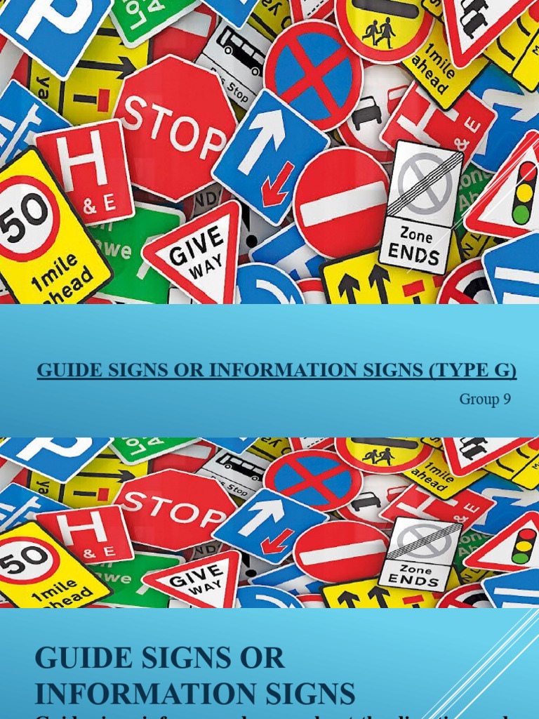 GUIDE-SIGNS-REPORT-G9 | PDF