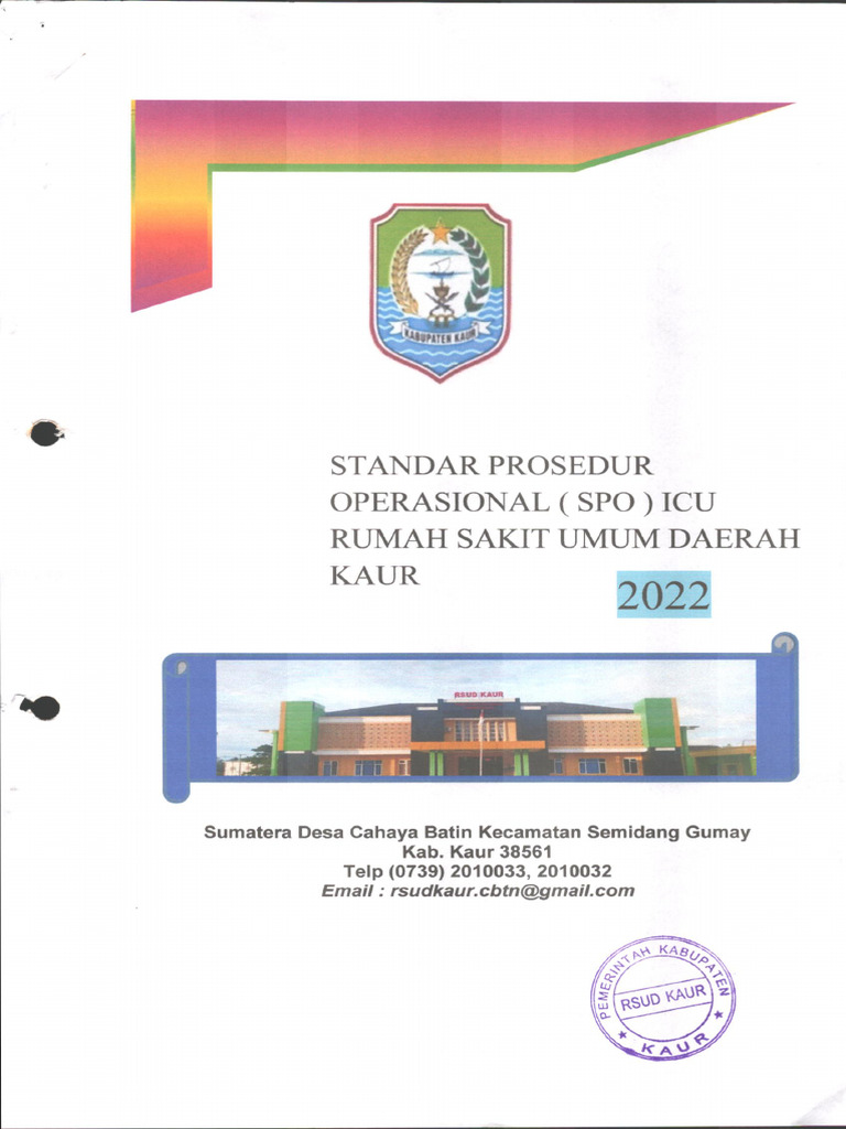 Sop Ruang Icu | PDF