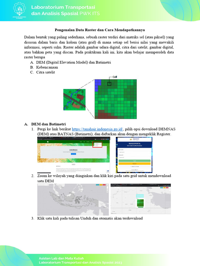 Praktikum 1 SIP - Eksplorasi Data Raster | PDF