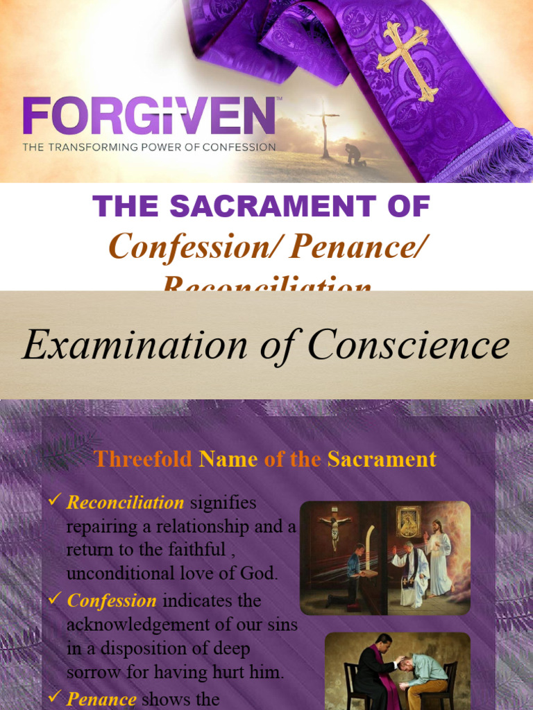 Sacrament of Confession | PDF | Confession (Religion) | Religious ...