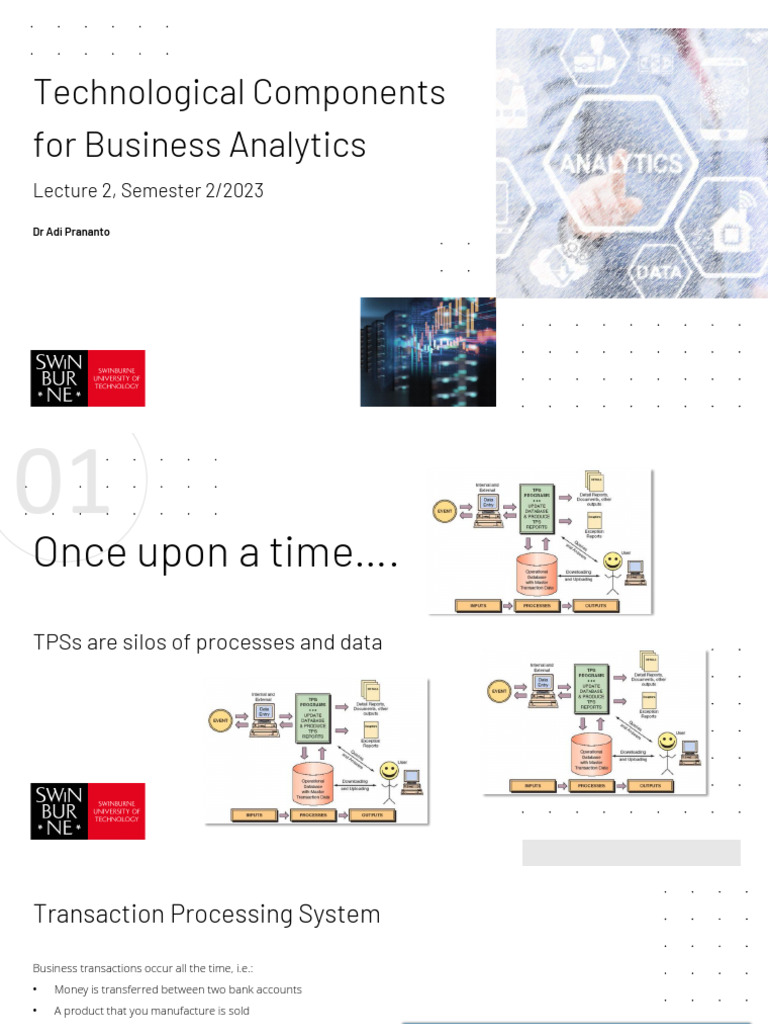 Lecture 2 S2_23 - Tech Components of Business Analytics | PDF