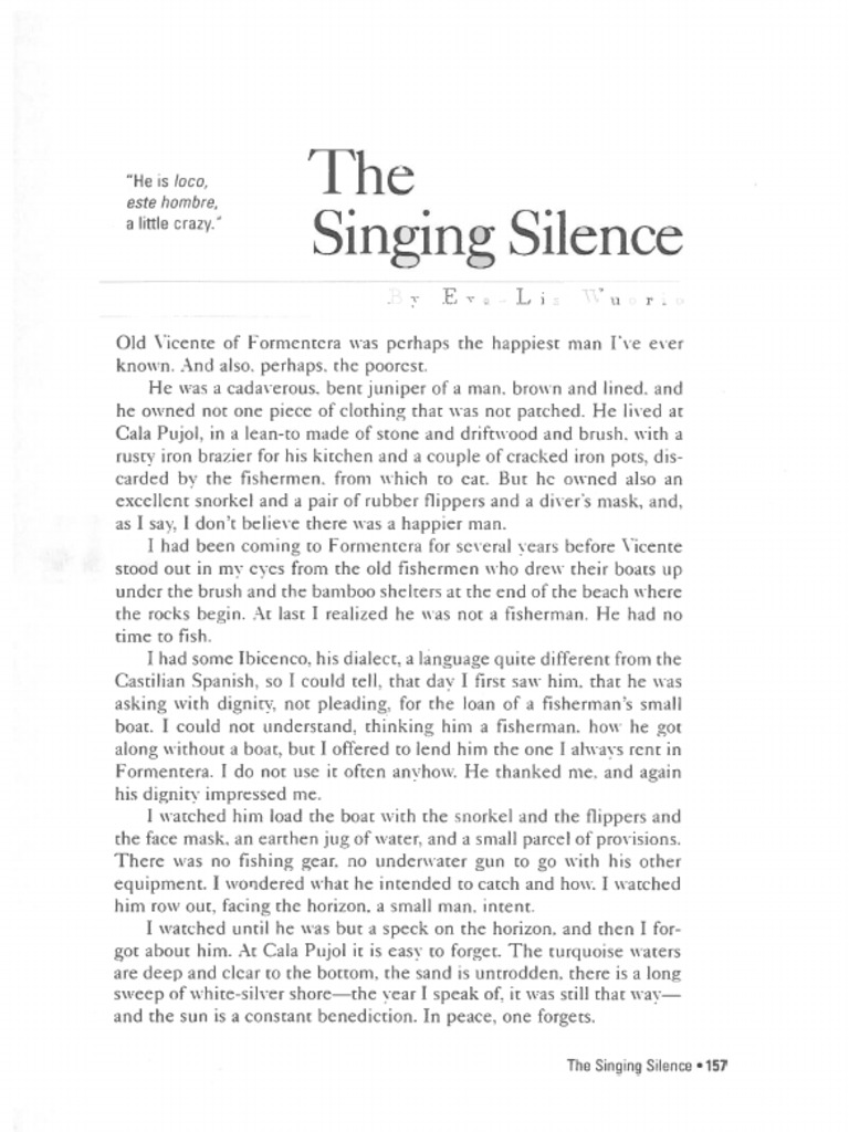 The Singing Silence | PDF
