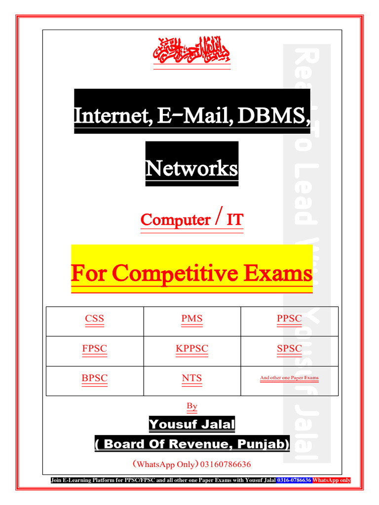 Internet Email DBMS | PDF | Games & Activities | Technology & Engineering