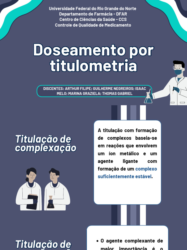 Doseamento por titulometria | PDF