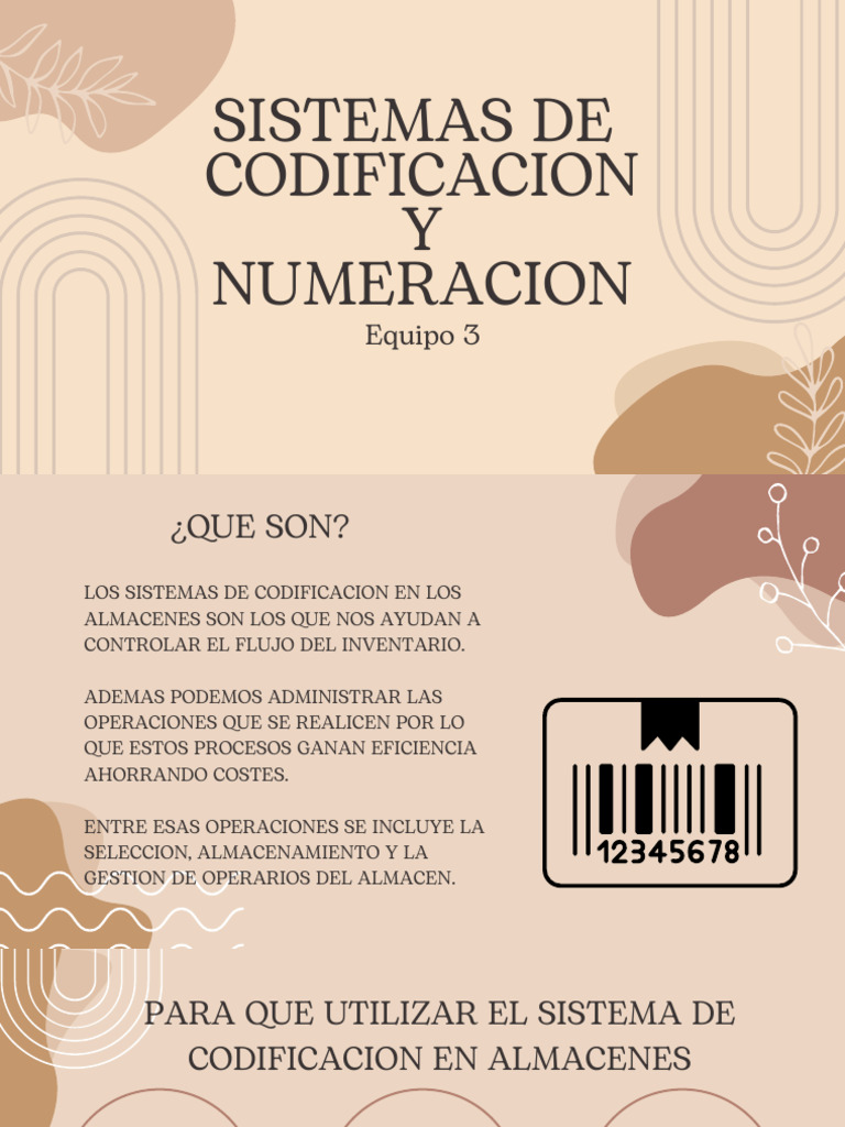 Sistema de Codificación y Números | Descargar gratis PDF | Almacén ...