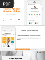 GreatDay - User Guide (Login, Absensi, Activity Recording) | PDF