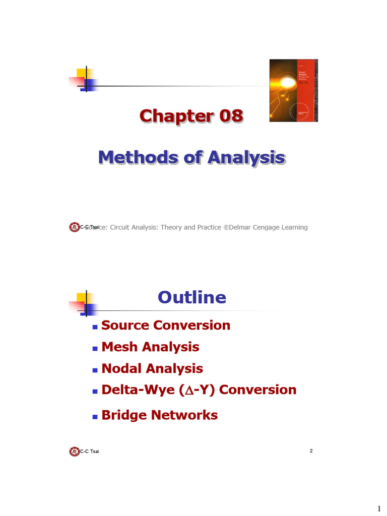 BE Ch08 Methods of Analysis | PDF | Series And Parallel Circuits | Electrical Network