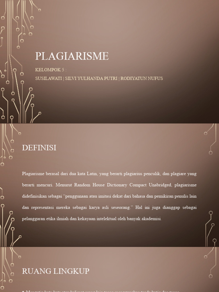 PLAGIARISME | PDF | Ilmu Sosial | Filsafat