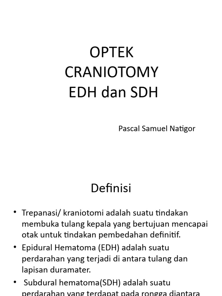 Optek SDH EDH Edit | PDF