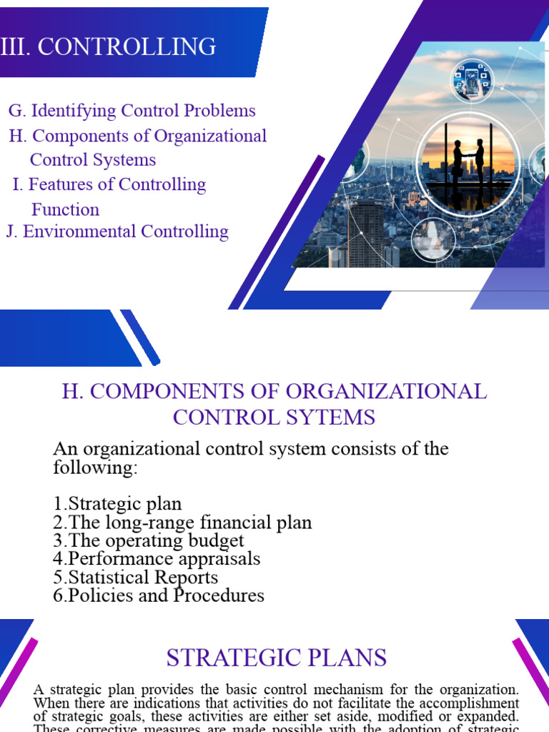 Controlling | PDF | Performance Appraisal | Strategic Planning