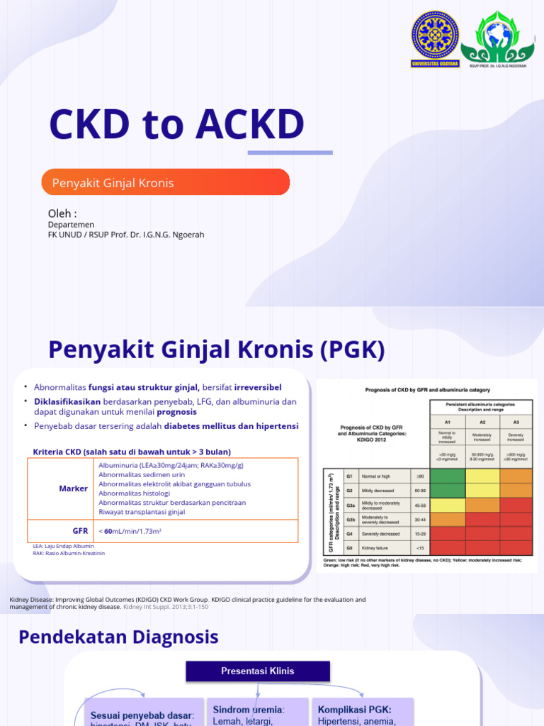 CKD To Ackd: Penyakit Ginjal Kronis | PDF