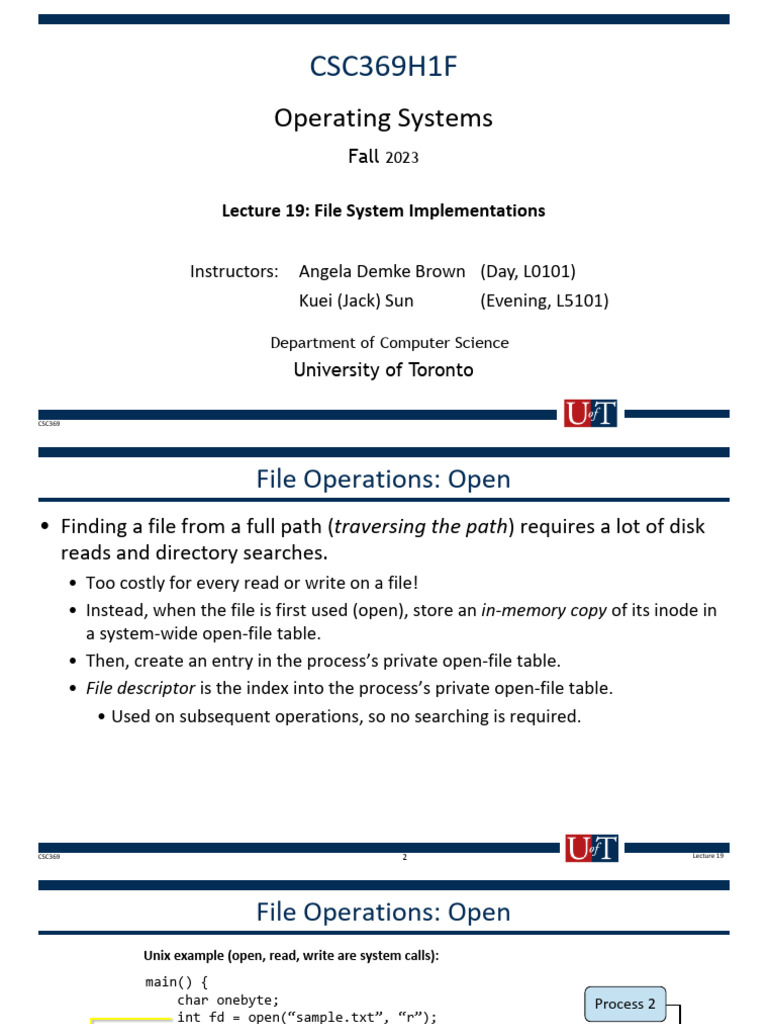 L19 FileSystemImpl | PDF