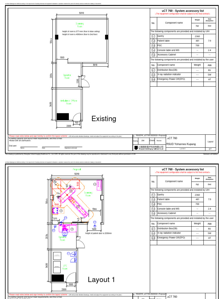 Desain Ruangan CT-Scan | PDF