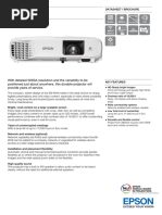 Epson CO-W01 Projector Specifications | PDF | Computers | Technology ...