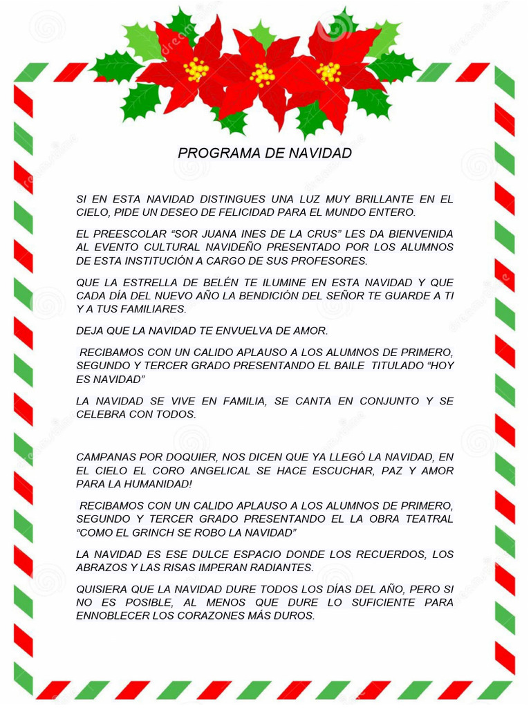 1 Programa Navideño-1 | PDF