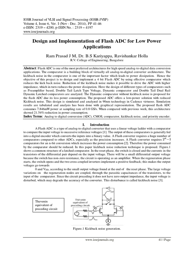 Design and Implementation of Flash ADC F | PDF