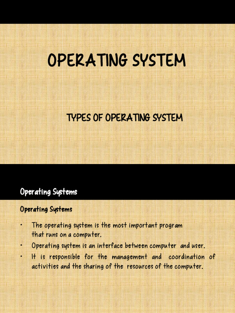 TYPES-OF-OPERATING-SYSTEM | PDF