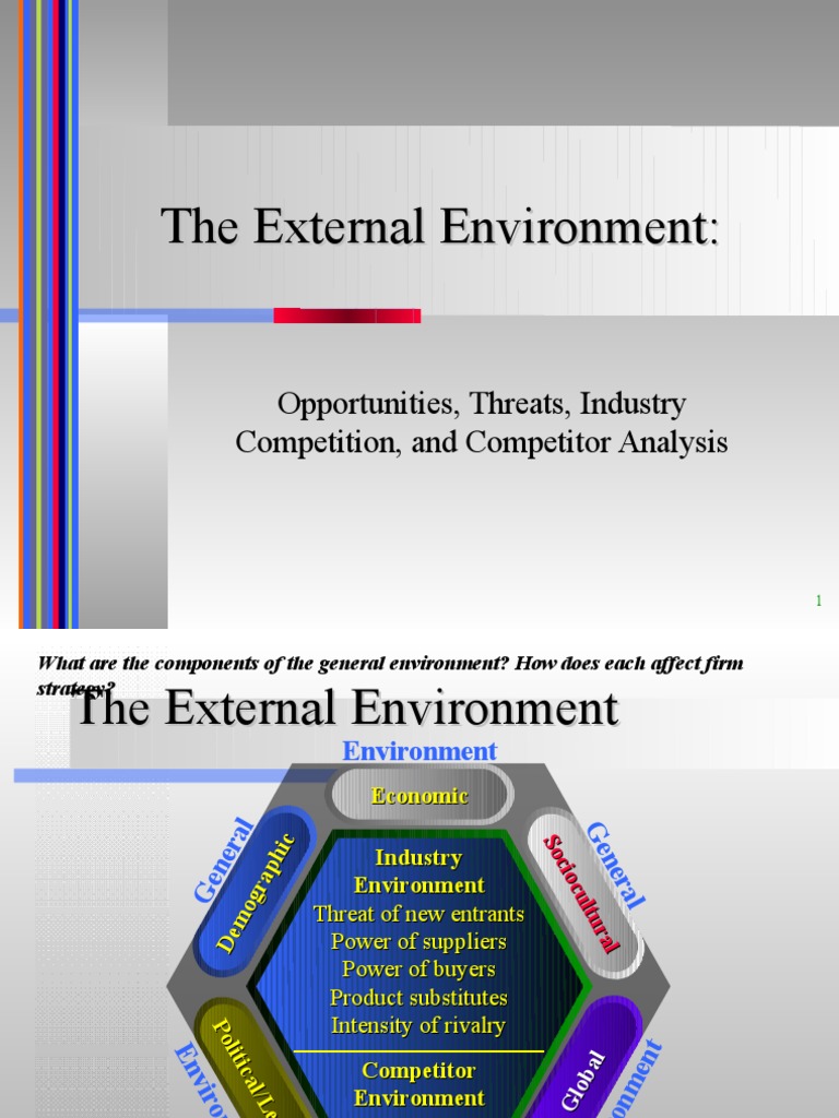 The External Environment | Strategic Management | Competition
