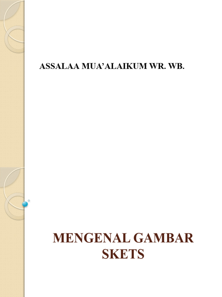 Mengenal Gambar Sketsa | PDF