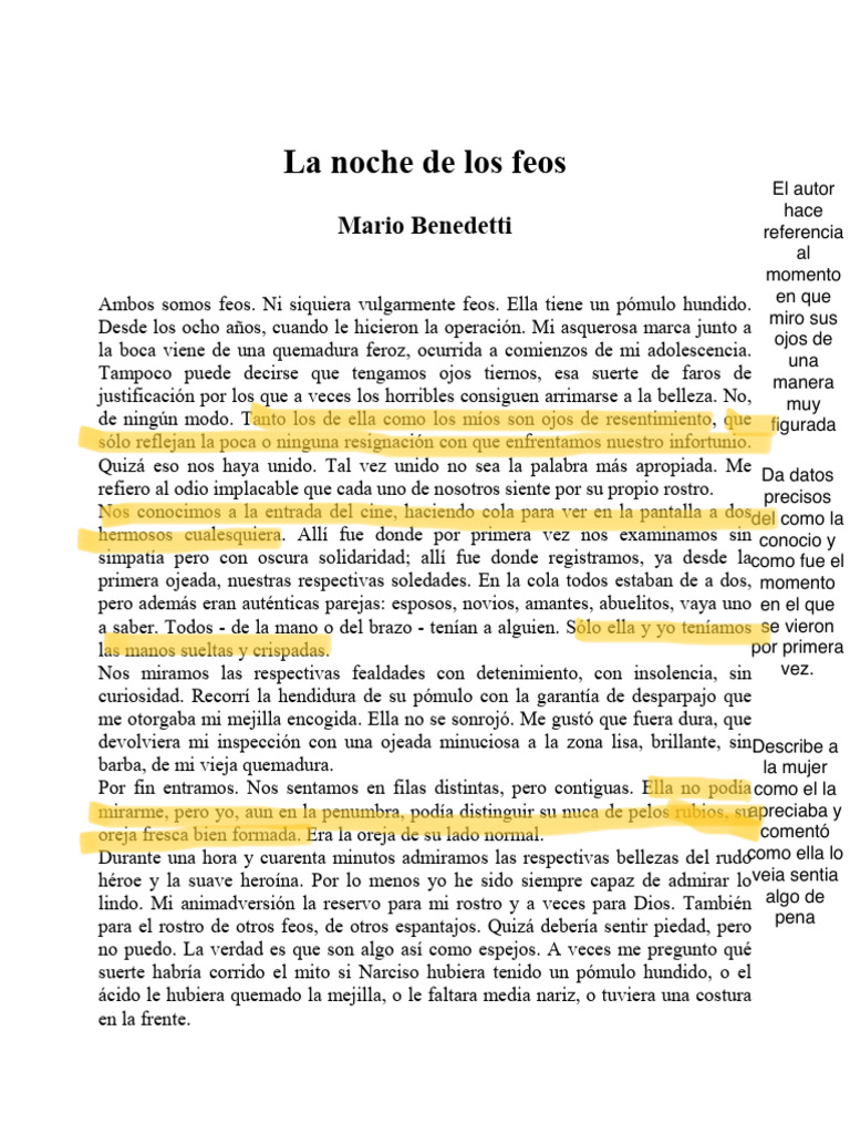 La Noche de Los Feos | PDF