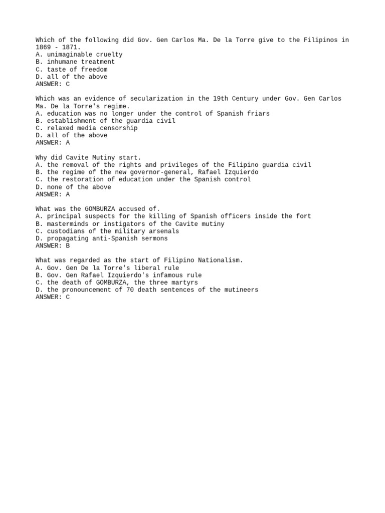 Quiz On Nationalism | PDF